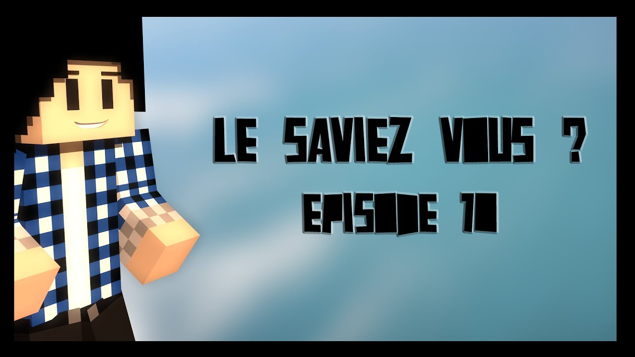 Oximoz - Le saviez vous dans Minecraft #10 - 10 NOUVEAUTÉS DE LA 1.9 ...
