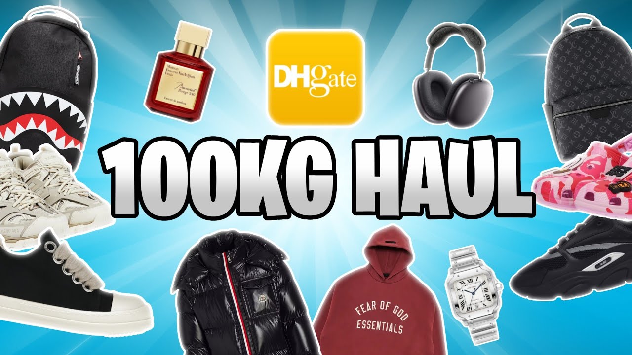 HUGE 100KG DHGATE HAUL (Spreadsheet Finds) - YouTube