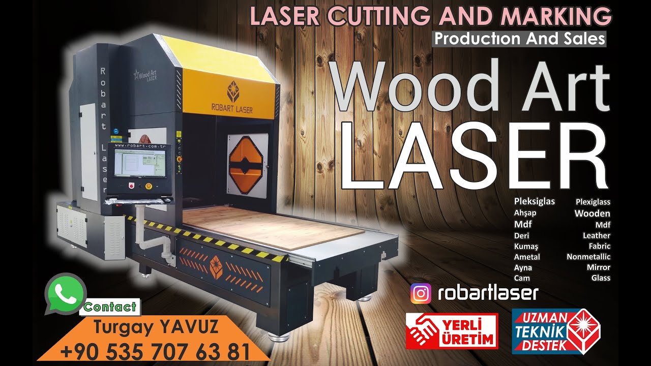 Laser marking on wood | Fast laser engraving | CO2 laser marker ...