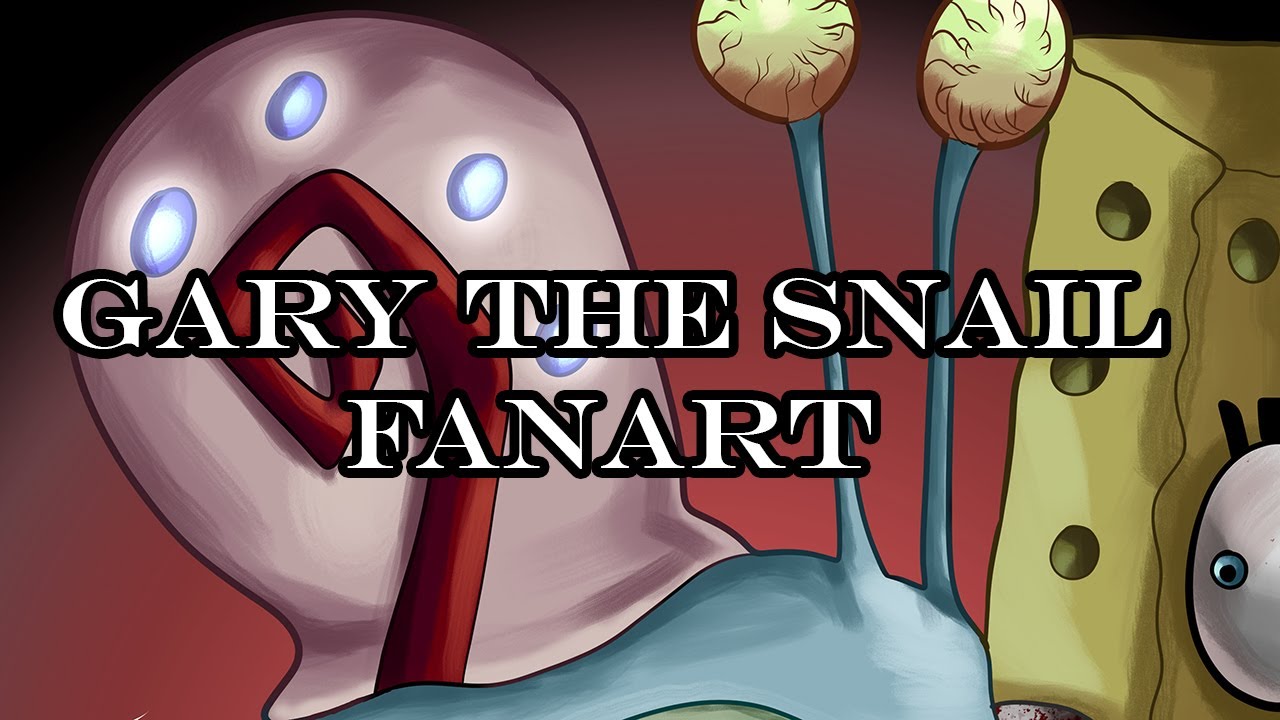 Gary The Snail Horror Fanart Speedpaint - YouTube