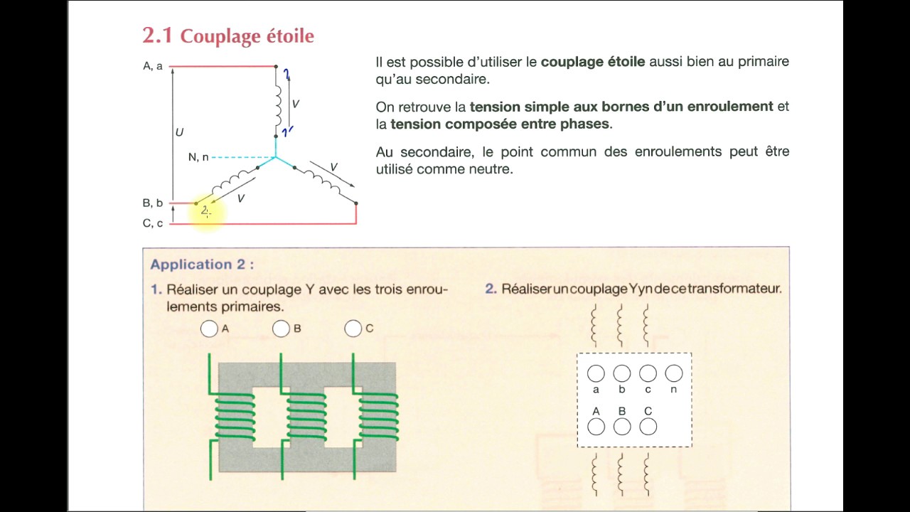 3 Couplage des enroulements du transfo P1 - YouTube