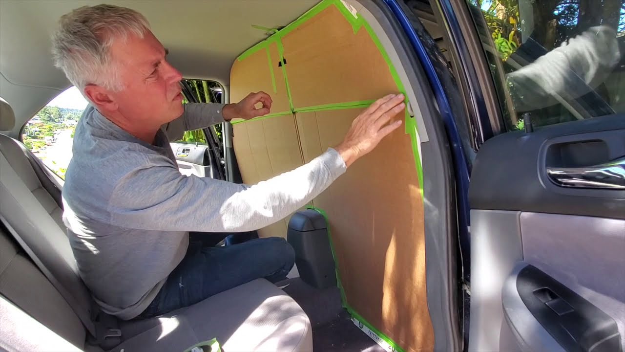 Build a Covid 19 safe airtight wall in your car. - YouTube