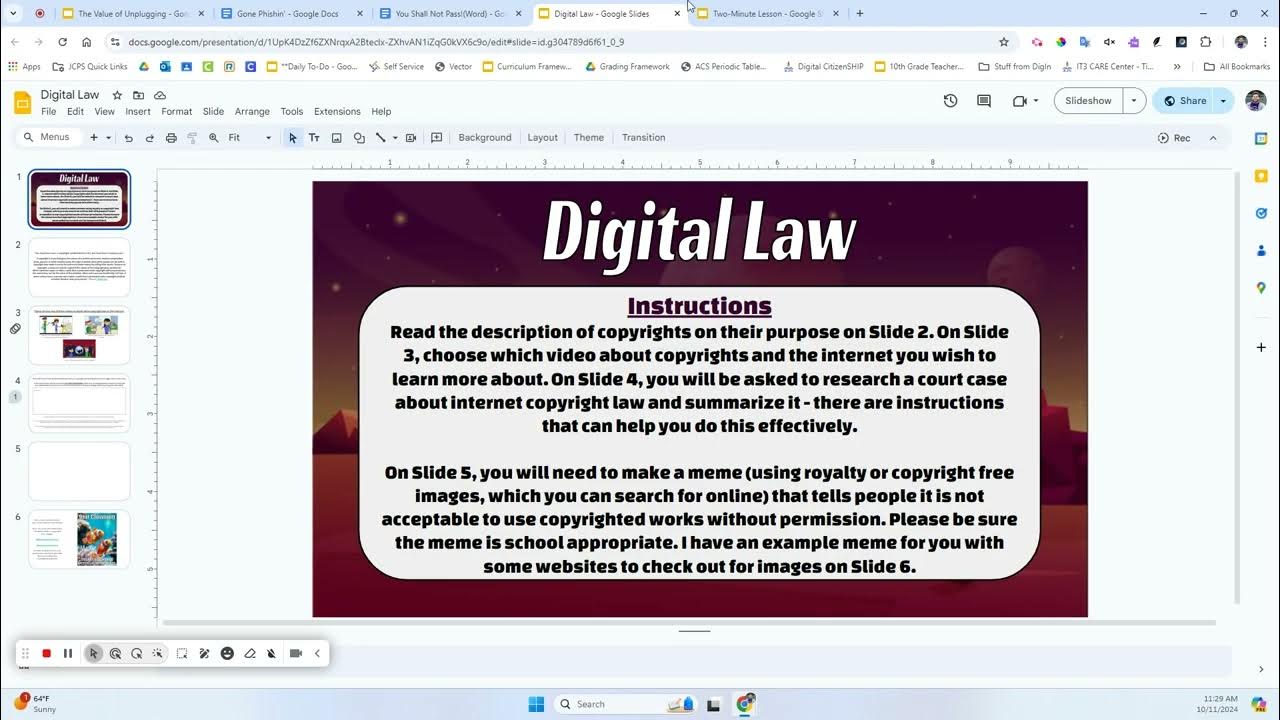 Digital Literacy: Unit 4 SAFE Assignments - YouTube