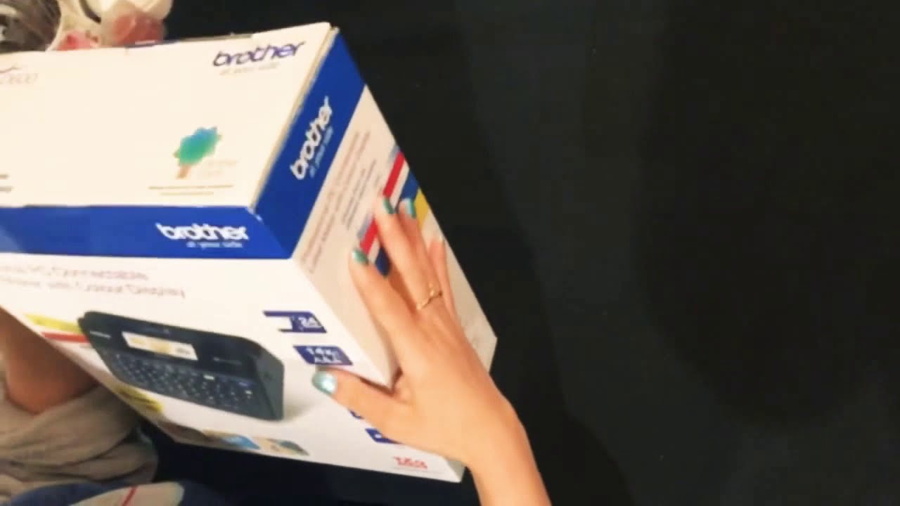 Brother p-touch D600 label maker unboxing - YouTube