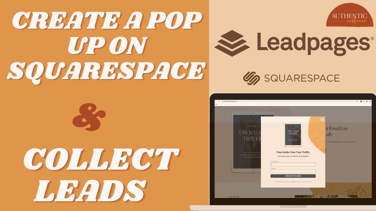 How To Create A Pop Up On Squarespace Using Leadpages YouTube How To Create A Pop Up On Squarespace Using Leadpages YouTube