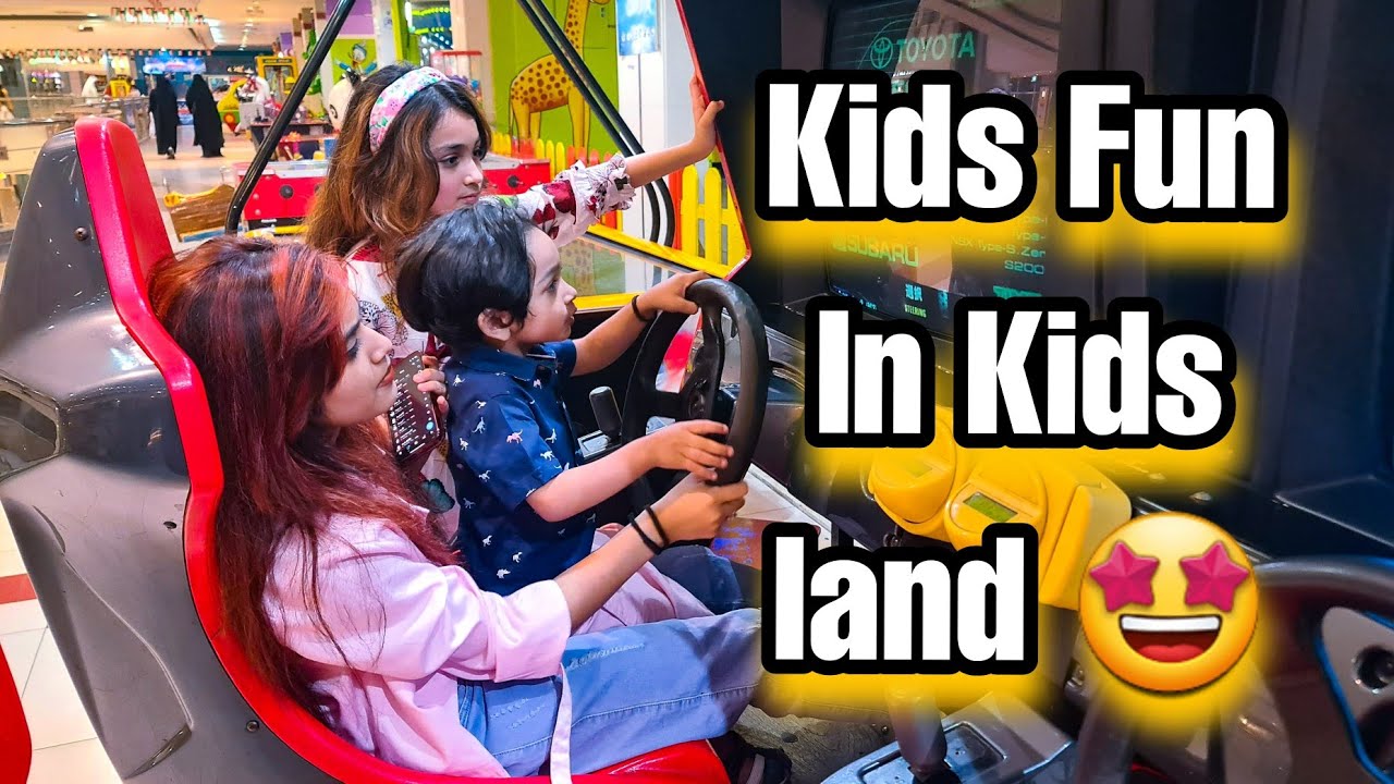 Kids Fun in Kids land Farwaniya/Monthly shopping vlog #kuwait #youtube ...
