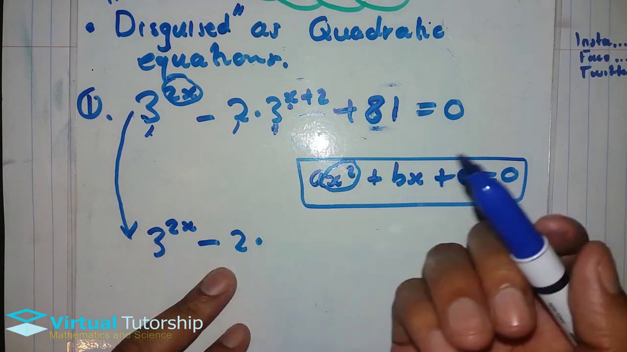 2ND DEGREE EXPONENTIAL EQUATIONS Grade 11 YouTube 2nd-degree-exponential-equations-grade-11-youtube