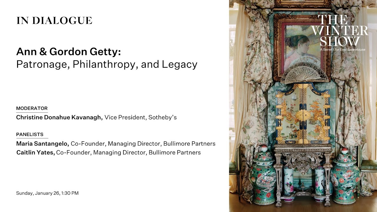 Ann & Gordon Getty: Patronage, Philanthropy, and Legacy - YouTube