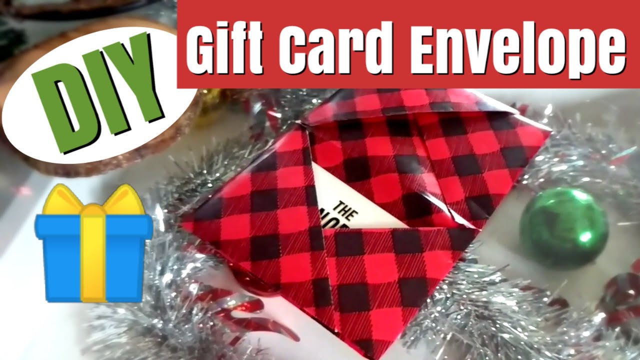 How To Make A Gift Card Envelope With Wrapping Paper In 2 Minutes How To Make A Gift Card Envelope With Wrapping Paper In 2 Minutes