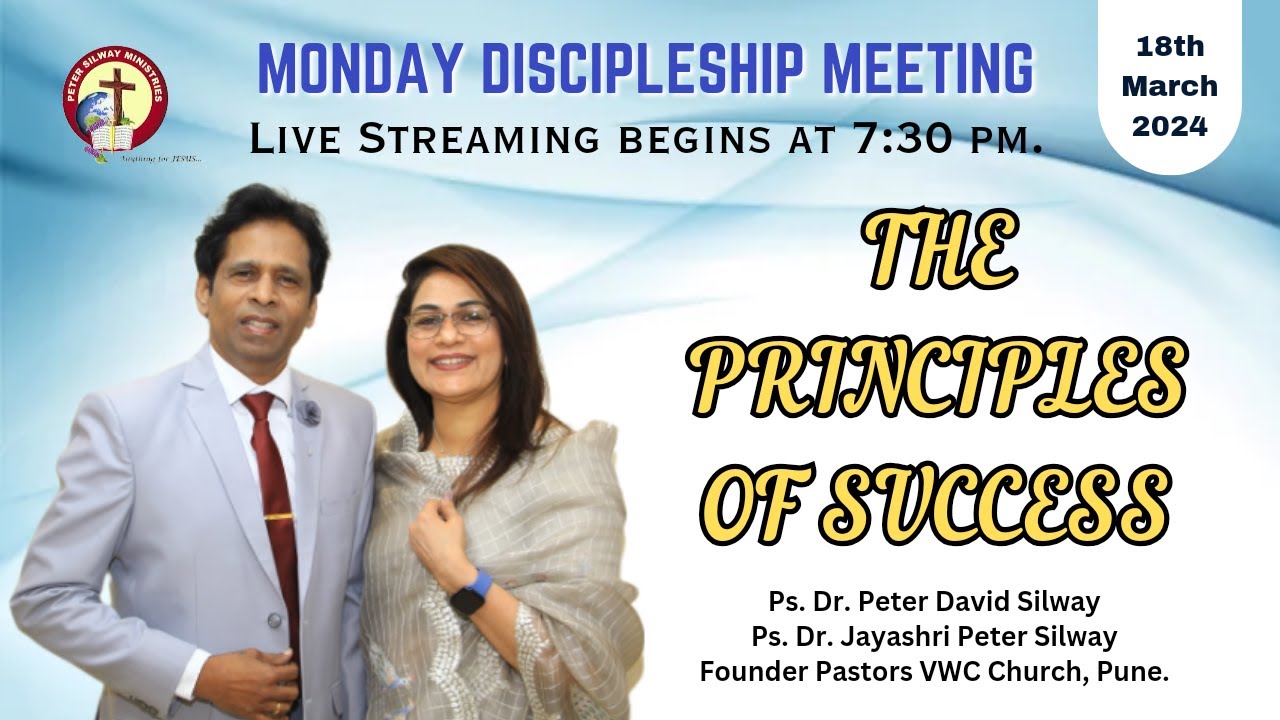 Peter Silway - THE PRINCIPLES OF SUCCESS | MONDAY DISCIPLESHIP MEETING ...