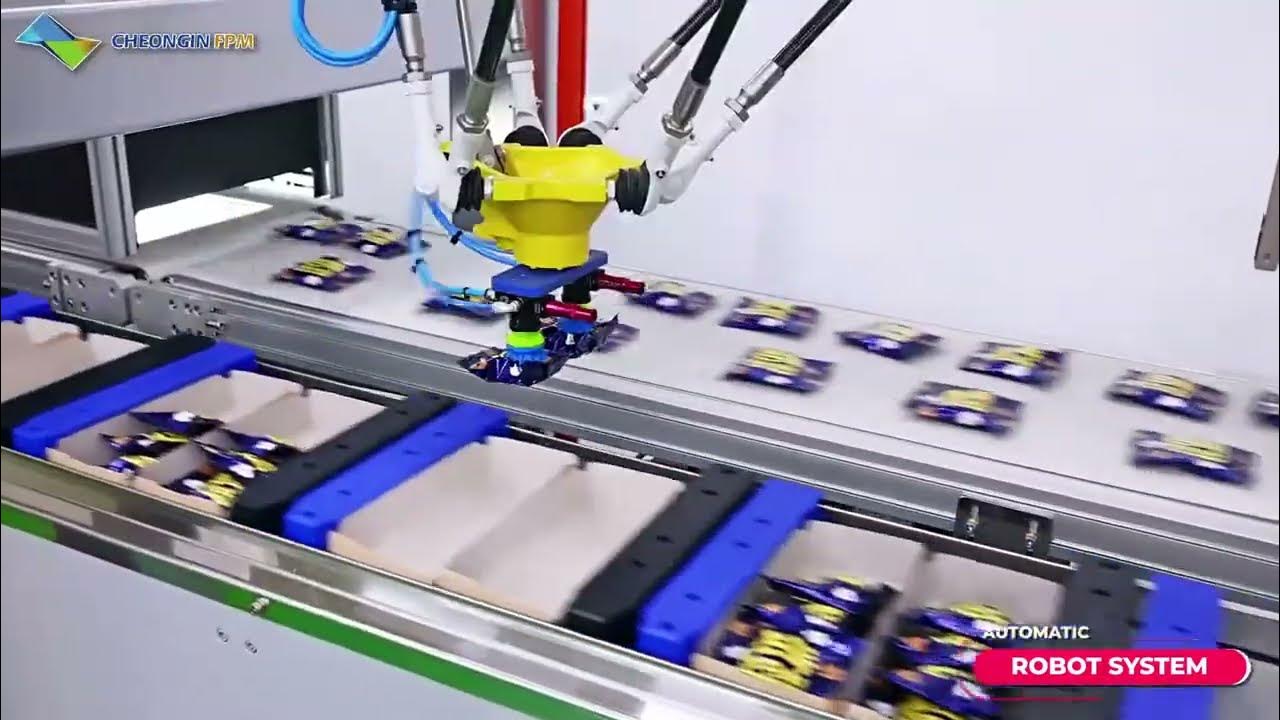 Robot pick up system 로봇자동화 / 청인에프피엠 - YouTube