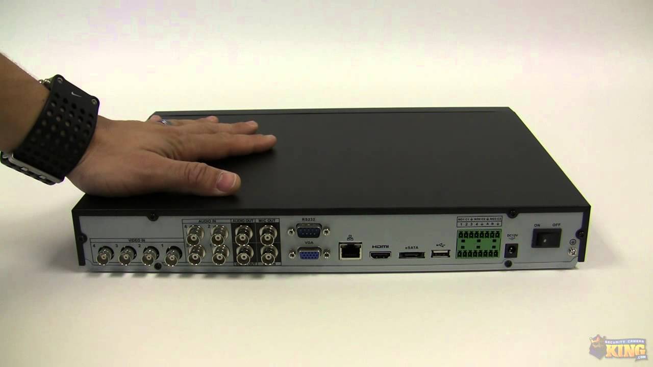 4 Channel 1080p HD-SDI Mini Security DVR Unboxing - DVR-HD4120M - YouTube