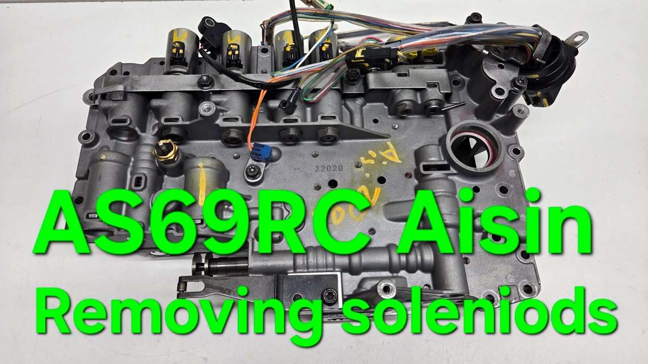 AISIN AS69RC HOW TO REMOVE SOLENIODS EASY TRICK WITH STUCK PINS - YouTube