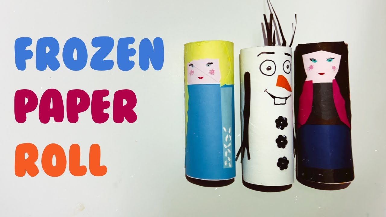 Elsa Frozen Paper Roll for KIDS - YouTube