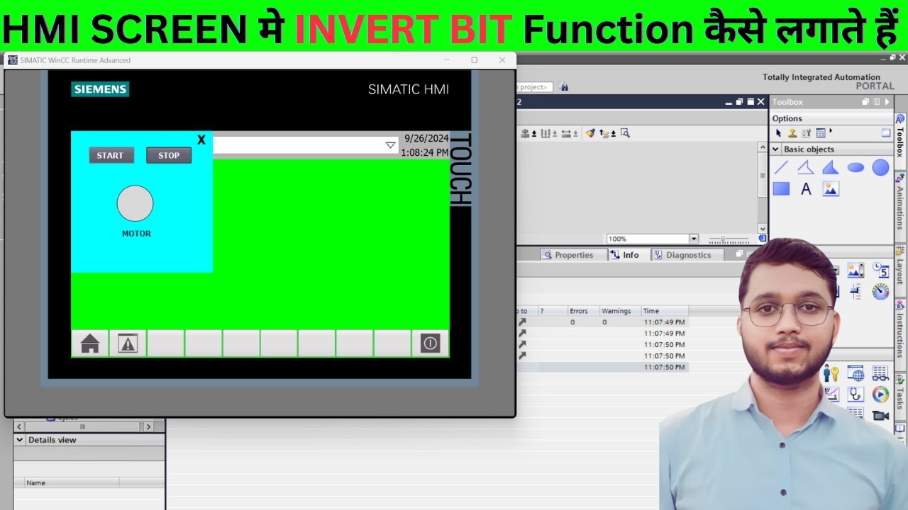 100% HMI design करना और उसमे properties लगाना सीख जाओगे वीडियो को पूरा ...