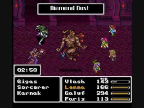 Final Fantasy V - Escape From Karnak Castle(2 of 2) - YouTube