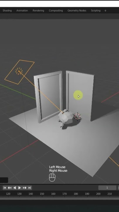 Mirror reflection in Eevee [ blender Tutorial ] #short - YouTube
