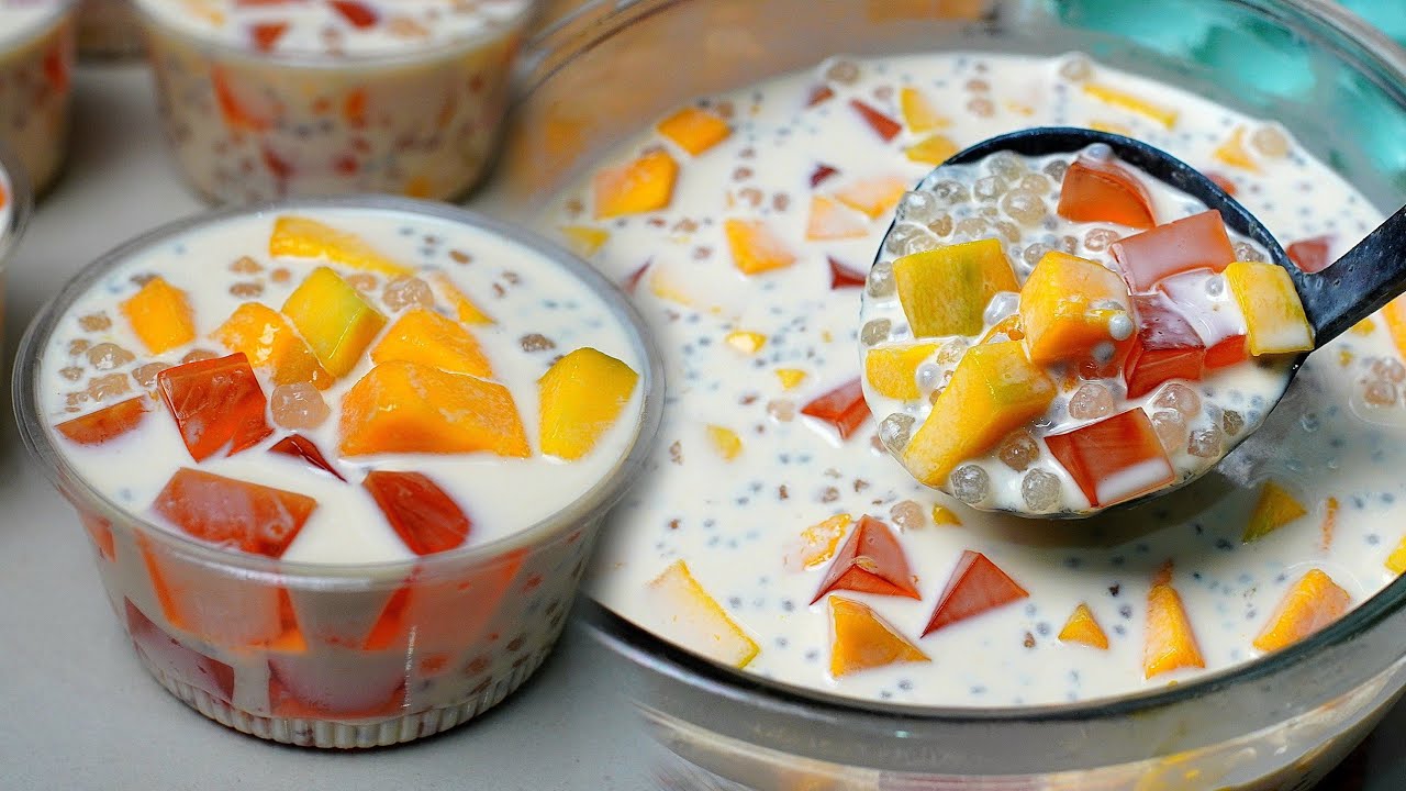Lagi rame!! Creamy mango sago Seger bgt 1 resep hasilin omzet ratusan ...