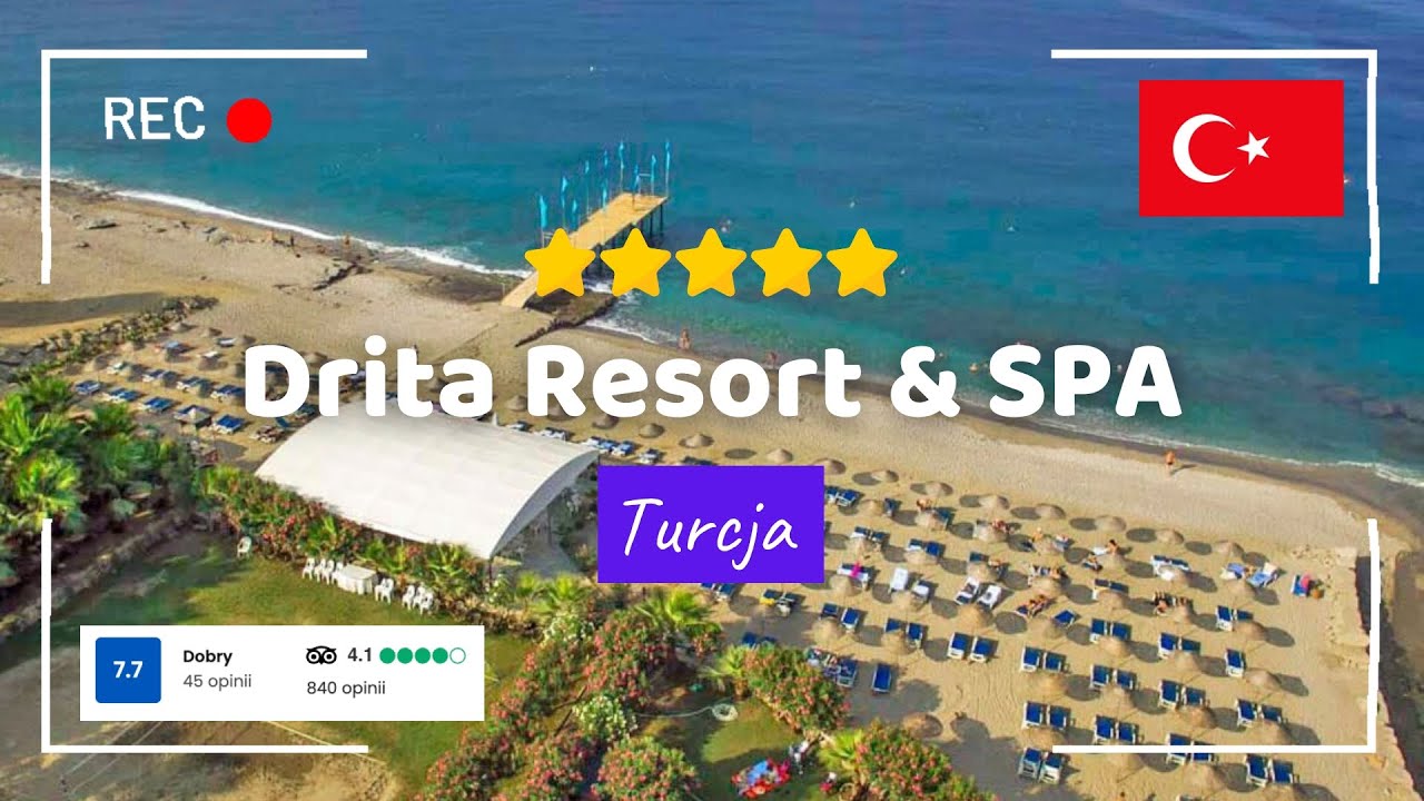 🇹🇷 Drita Resort & SPA ⭐⭐⭐⭐⭐ Alanya – Spokojny hotel z piękną plażą i ...