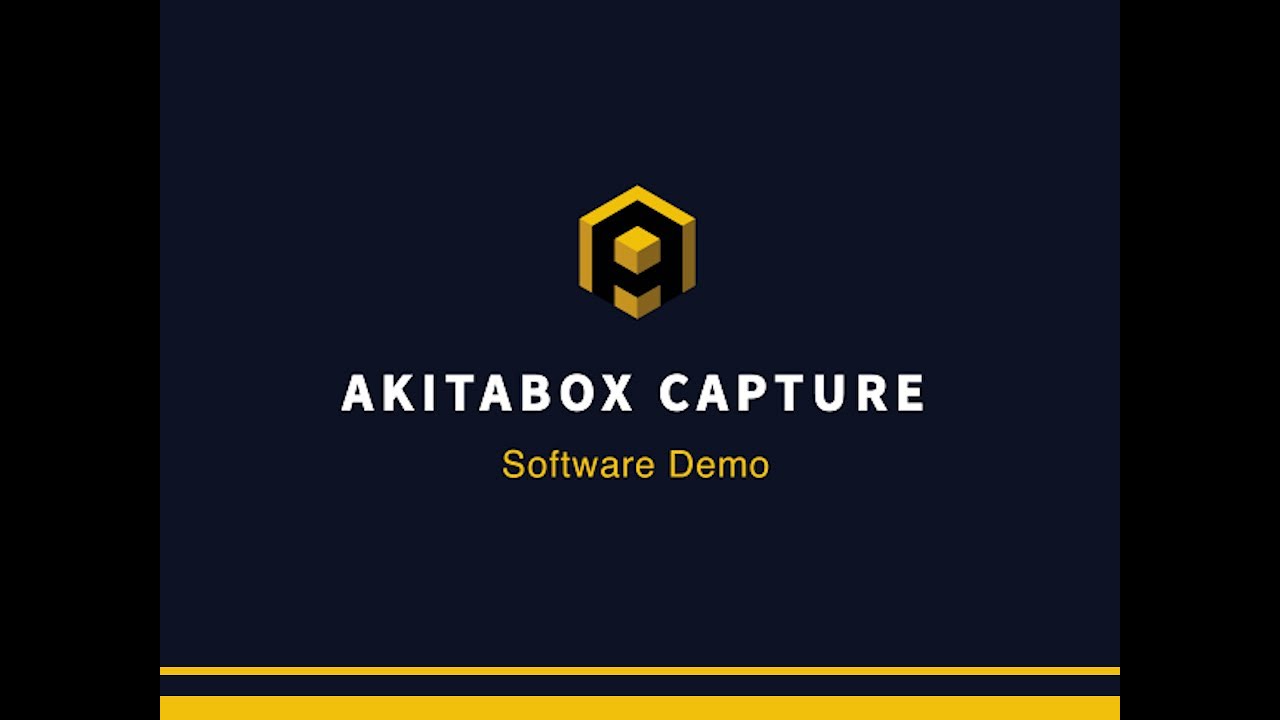 AkitaBox Capture App Demo for AEC - YouTube
