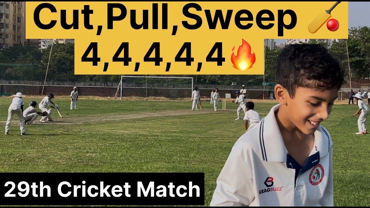 Harsh ka 29th Cricket Match | Cut , Pull, Sweep 🏏 - YouTube