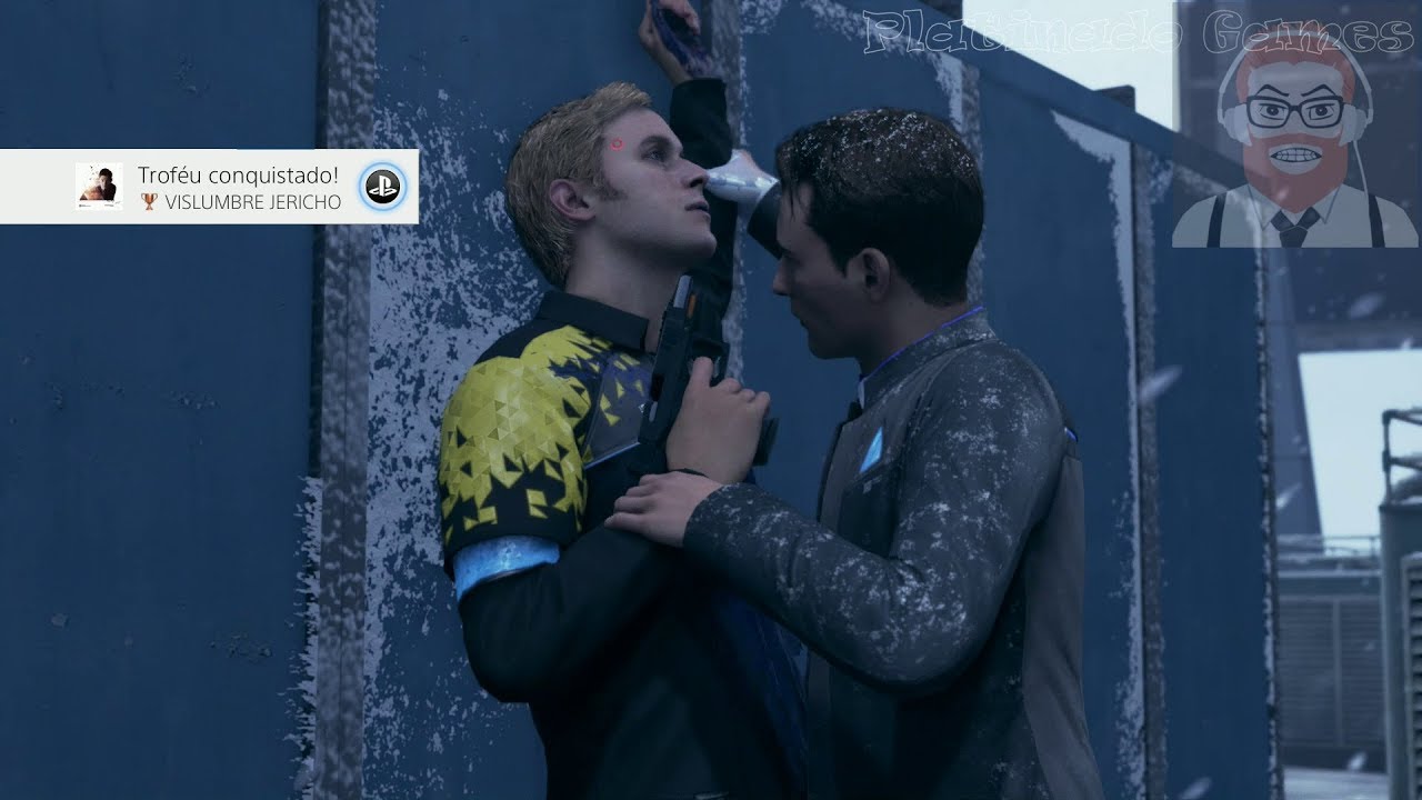 Detroit Become Human - Troféu [Vislumbre Jericho ] Connor conectou-se a ...