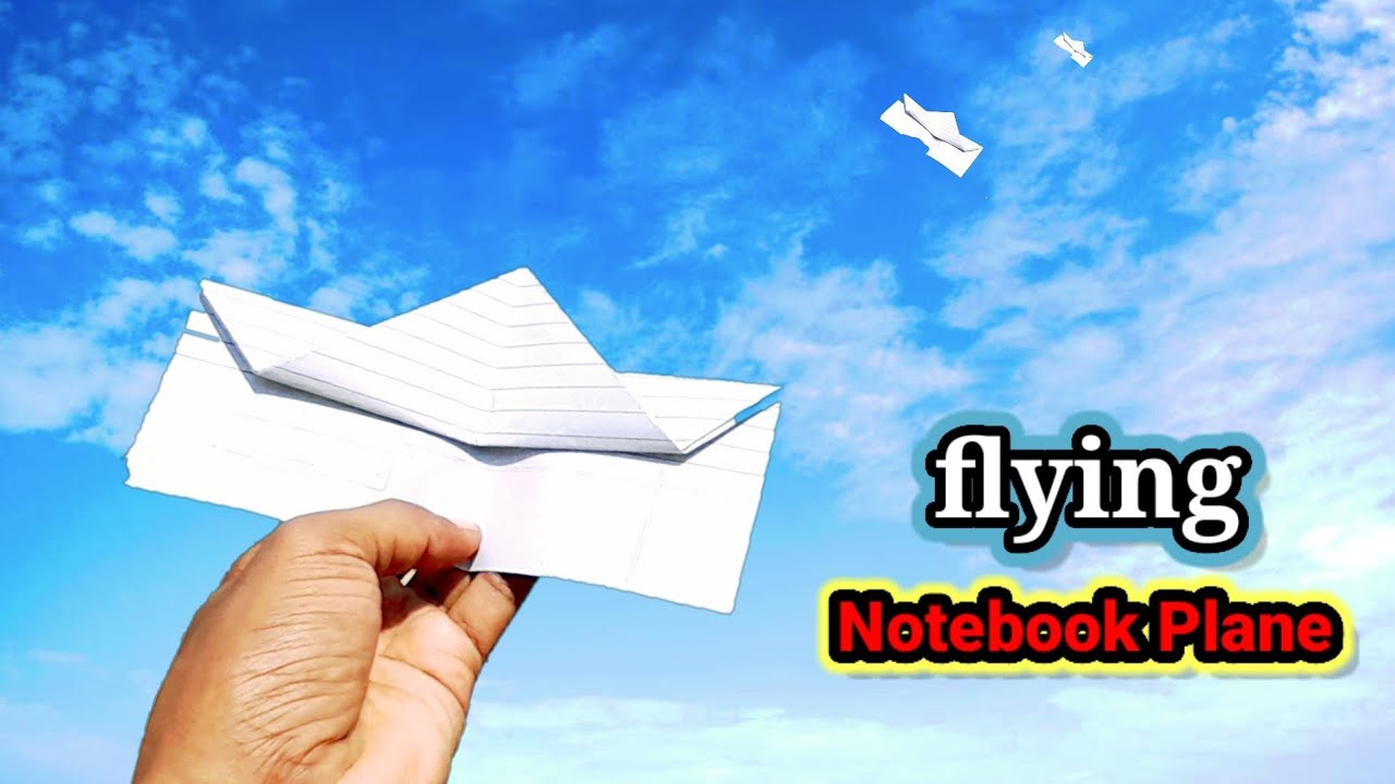 Notebook paper flying Plane, Easy plane, flying new notebook plane, How ...