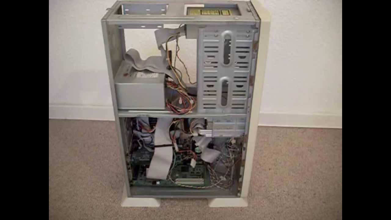 Pentium MMX Retro Bigtower (Pentium MMX 233MHz, 64MB RAM) - YouTube