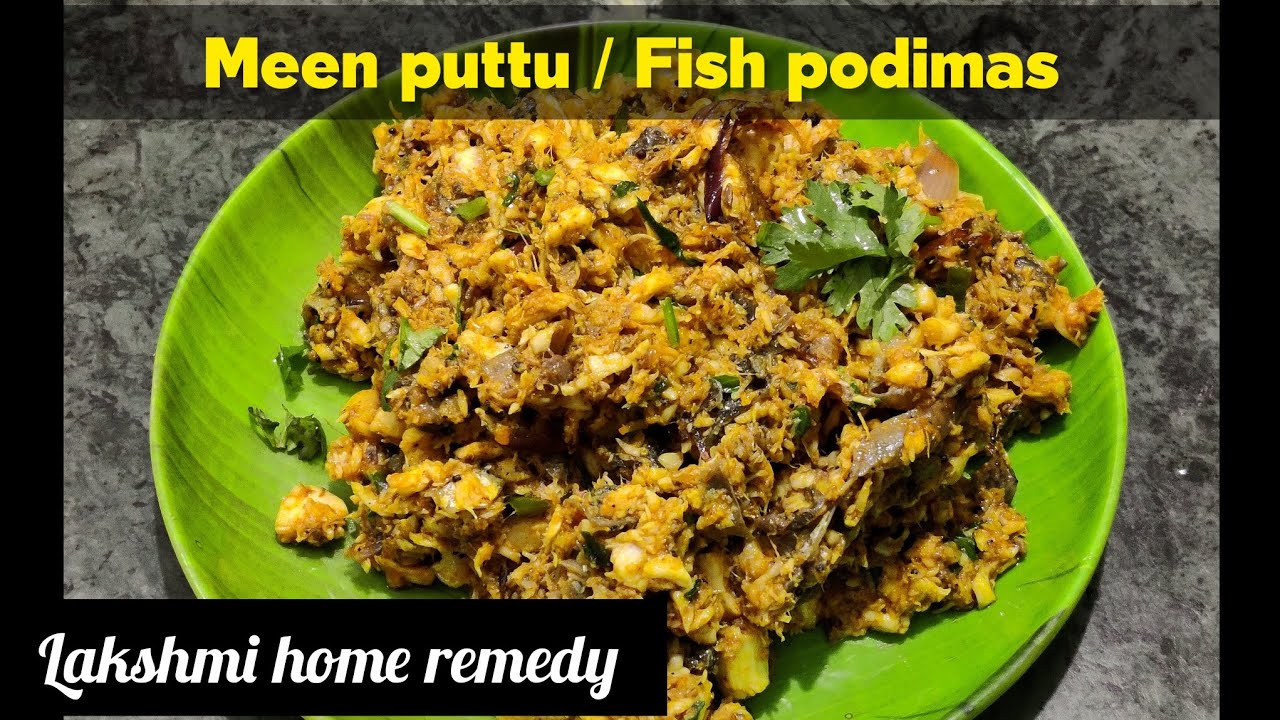 Meen puttu | Fish podimas | மீன் புட்டு | மீன் பொடிமாஸ் | Lakshmi home ...