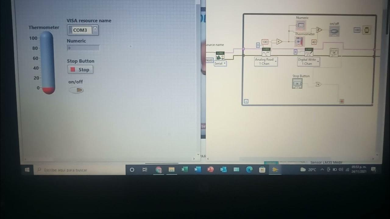 SENSOR DE TEMPERATURA CON LABVIEW Y ARDUINO UNO CON INTEGRADO LM35 ...