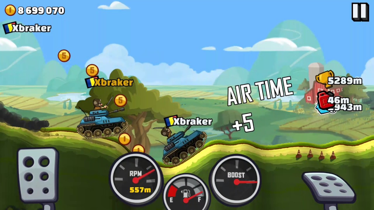 New Update Hill CLimb Racing 2 - TANK - Countryside Map # HACK ...