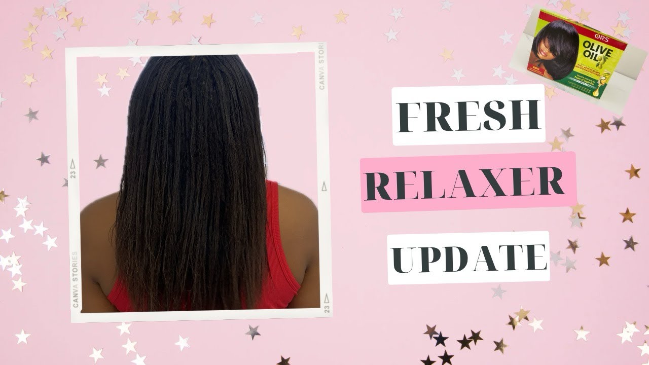 How to relax your hair yourself | Relaxer update | Relaxed hair | DIY ...