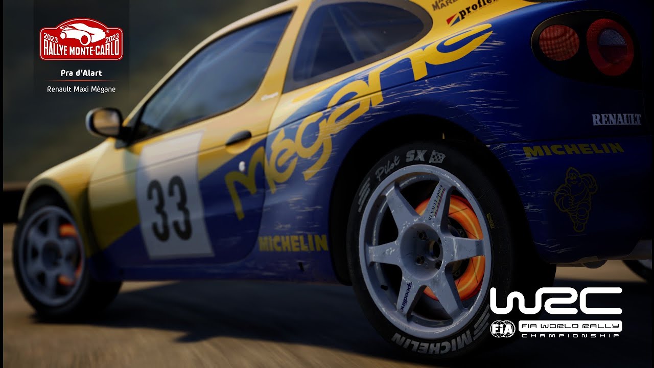 EA Sports WRC - Renault Maxi Megane F2 Kit Car - Monte Carlo - YouTube