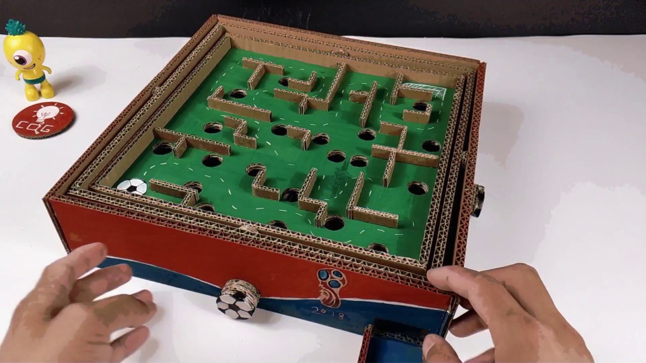 How to make fun football toys with cardboard - YouTube