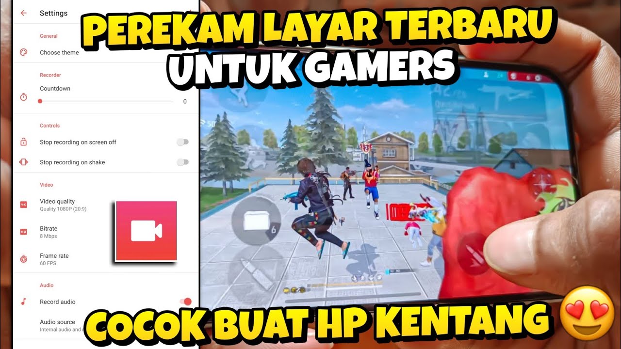 APLIKASI PEREKAM LAYAR HP TERBARU 2023 UNTUK GAMERS Bisa Rekam Internal ...