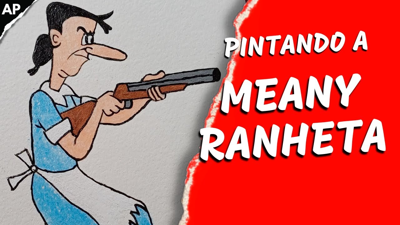 Pintando a Meany Ranheta ( Miss Meany ) #picapau - YouTube