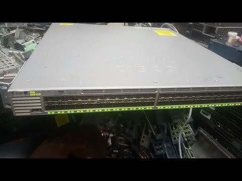 c3850 48xs 10G Cisco networking switches booting process - YouTube