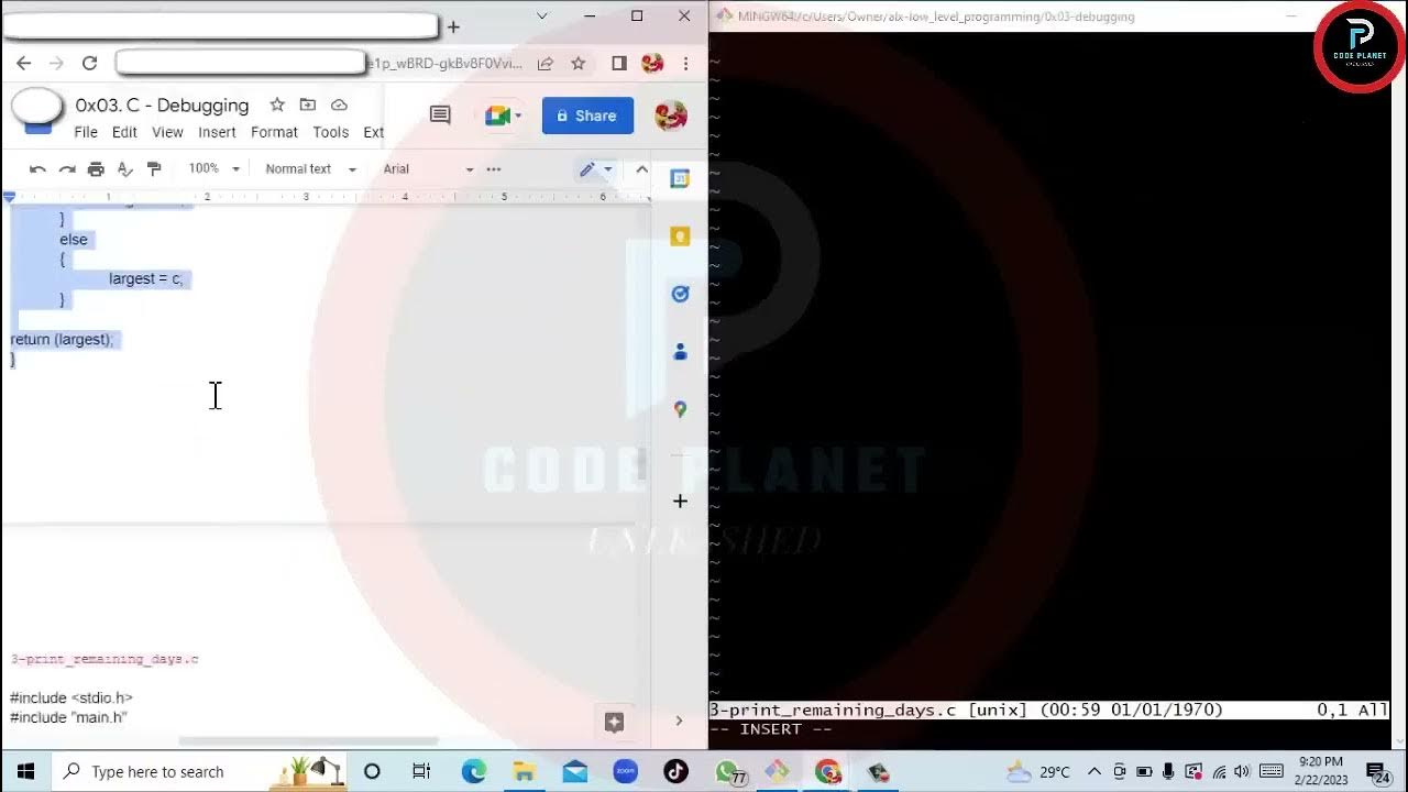 0x03. C - Debugging - 100% Complete step by step - YouTube
