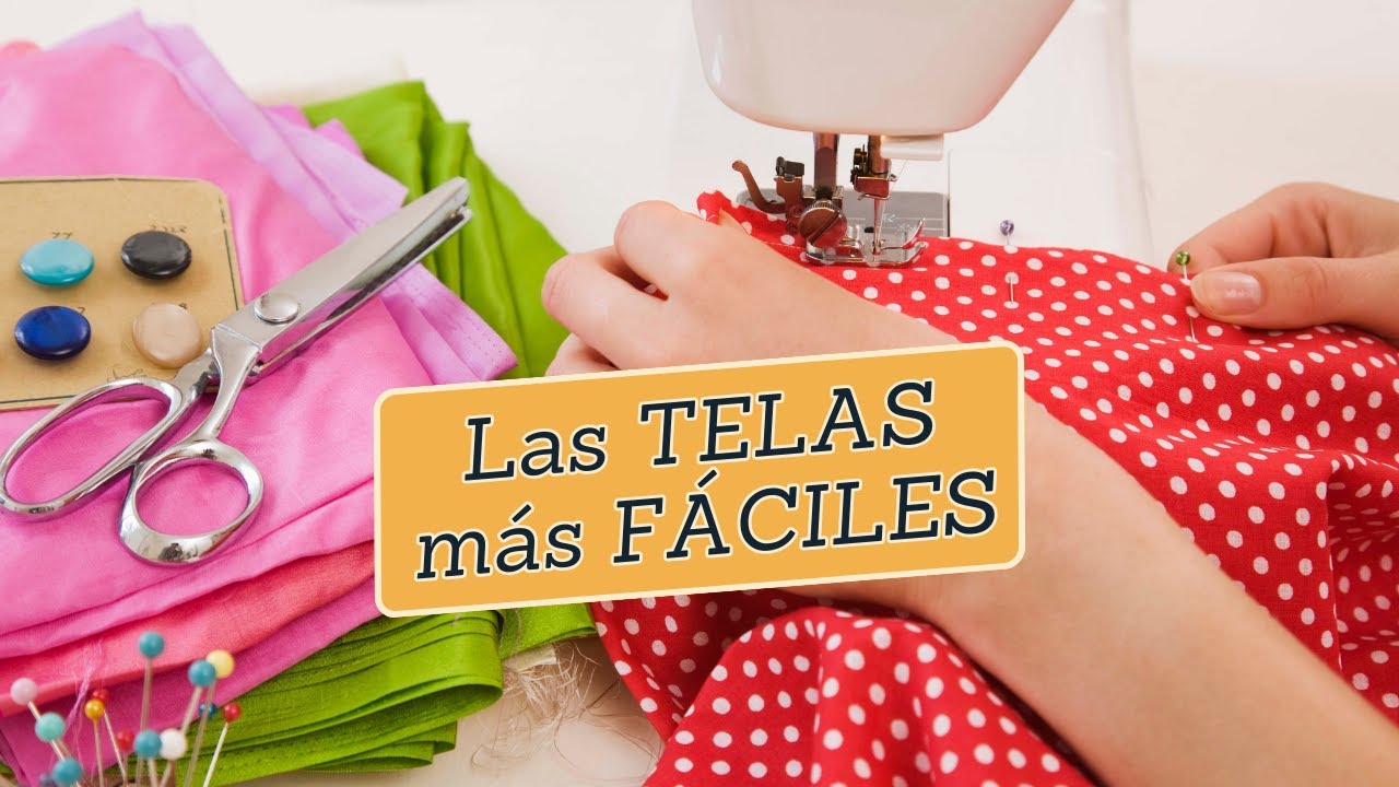5 telas fáciles de coser a máquina - YouTube