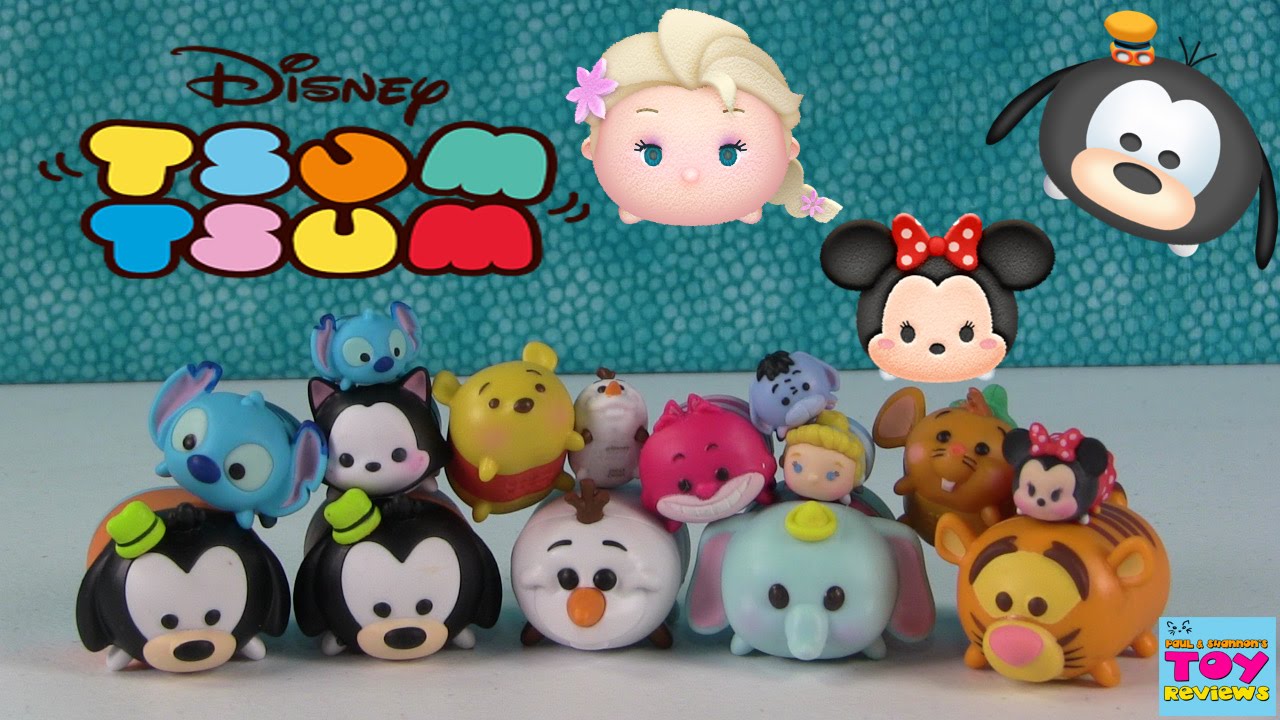 Disney Tsum Tsum Series 1 Figure Packs Unboxing | Frozen Tigger & More ...