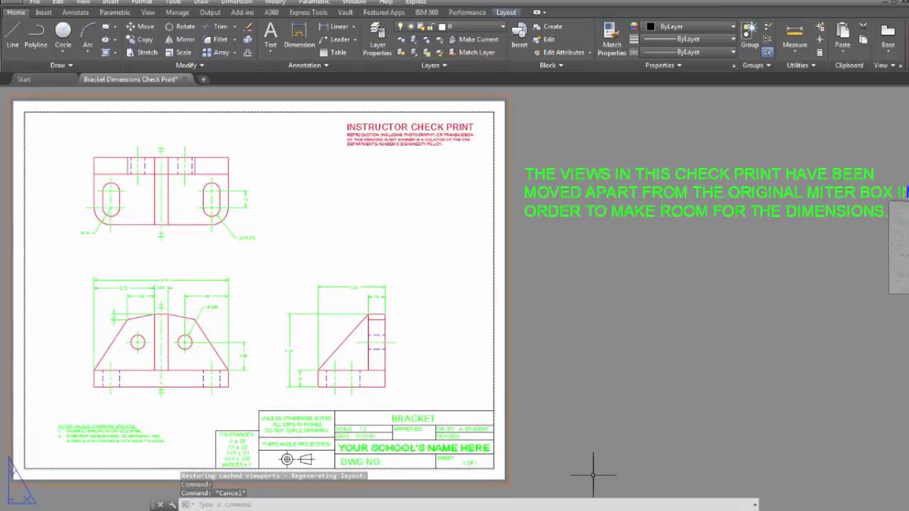 B. Plotting the Bracket from Layouts - YouTube
