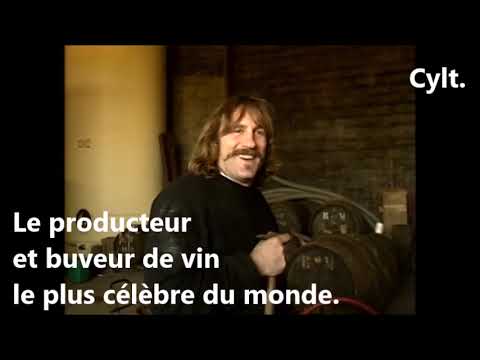 Gérard Depardieu. Le producteur et buveur de vin le plus célèbre du monde.