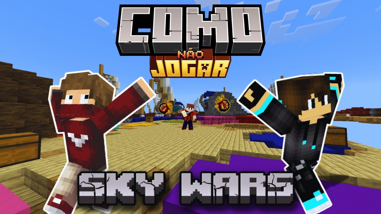 Minecraft: TUTORIAL ON HOW NOT TO PLAY - SKY WARS ‹ MASTERIX › ft. Vitin7TV - YouTube