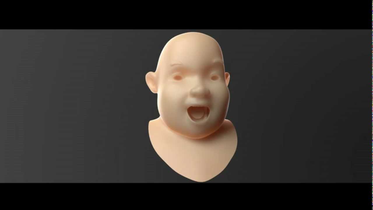 vRay SSS Skin Test with Facial Motion Capture Faceshift - YouTube