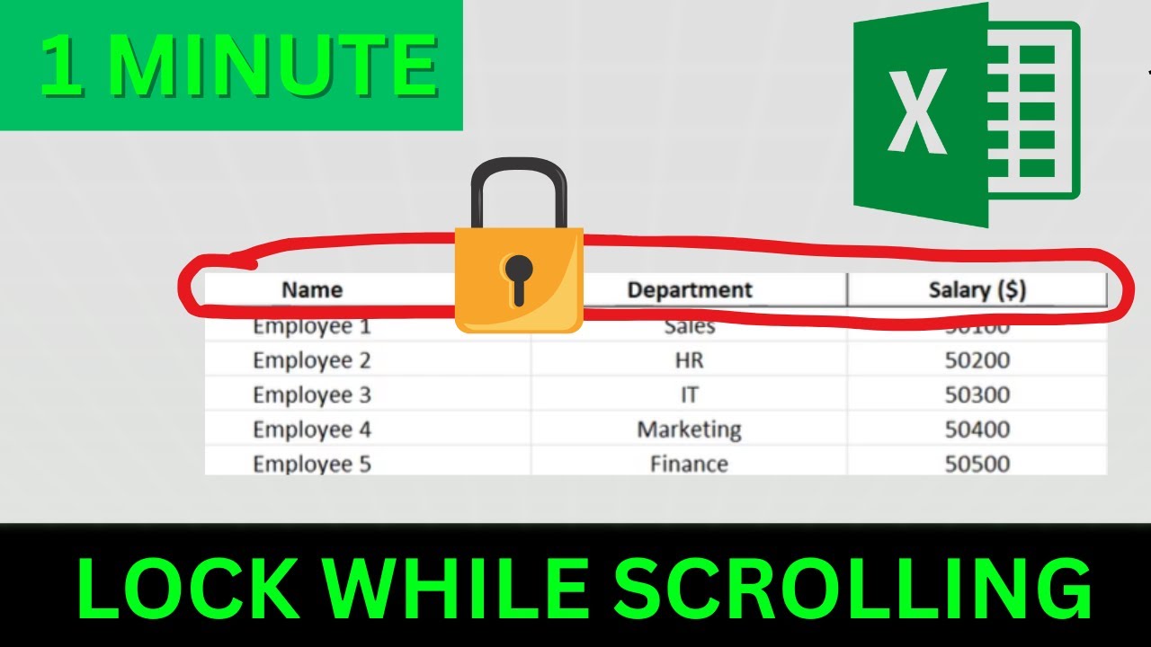 How to Freeze Columns in Excel [Keyboard Shortcuts Included] - YouTube