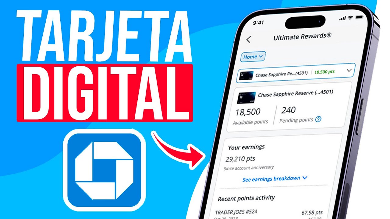 Como USAR la TARJETA DIGITAL de Chase Bank (Guia Completa!) - YouTube