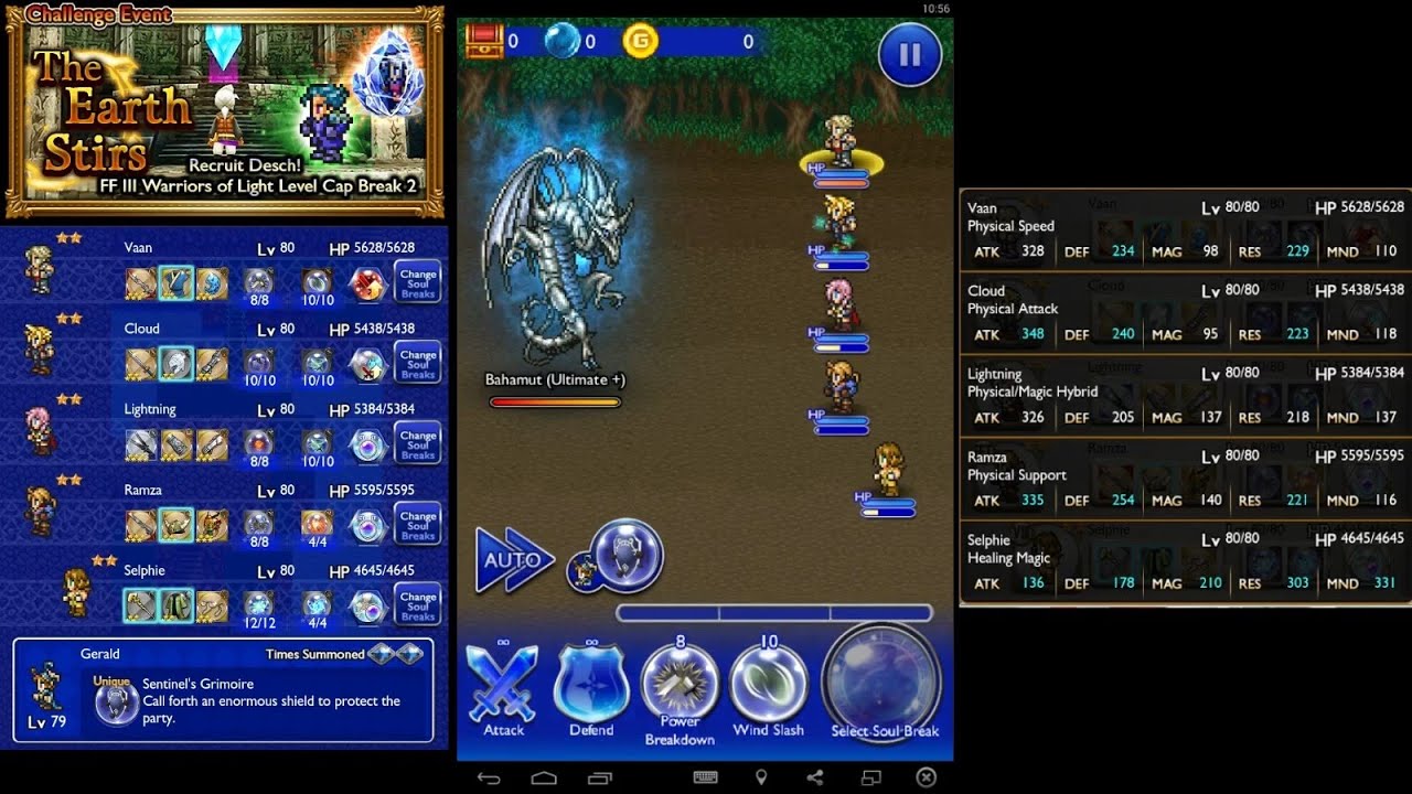 Final Fantasy Record Keeper - Ultimate+ Bahamut (FF3) - YouTube