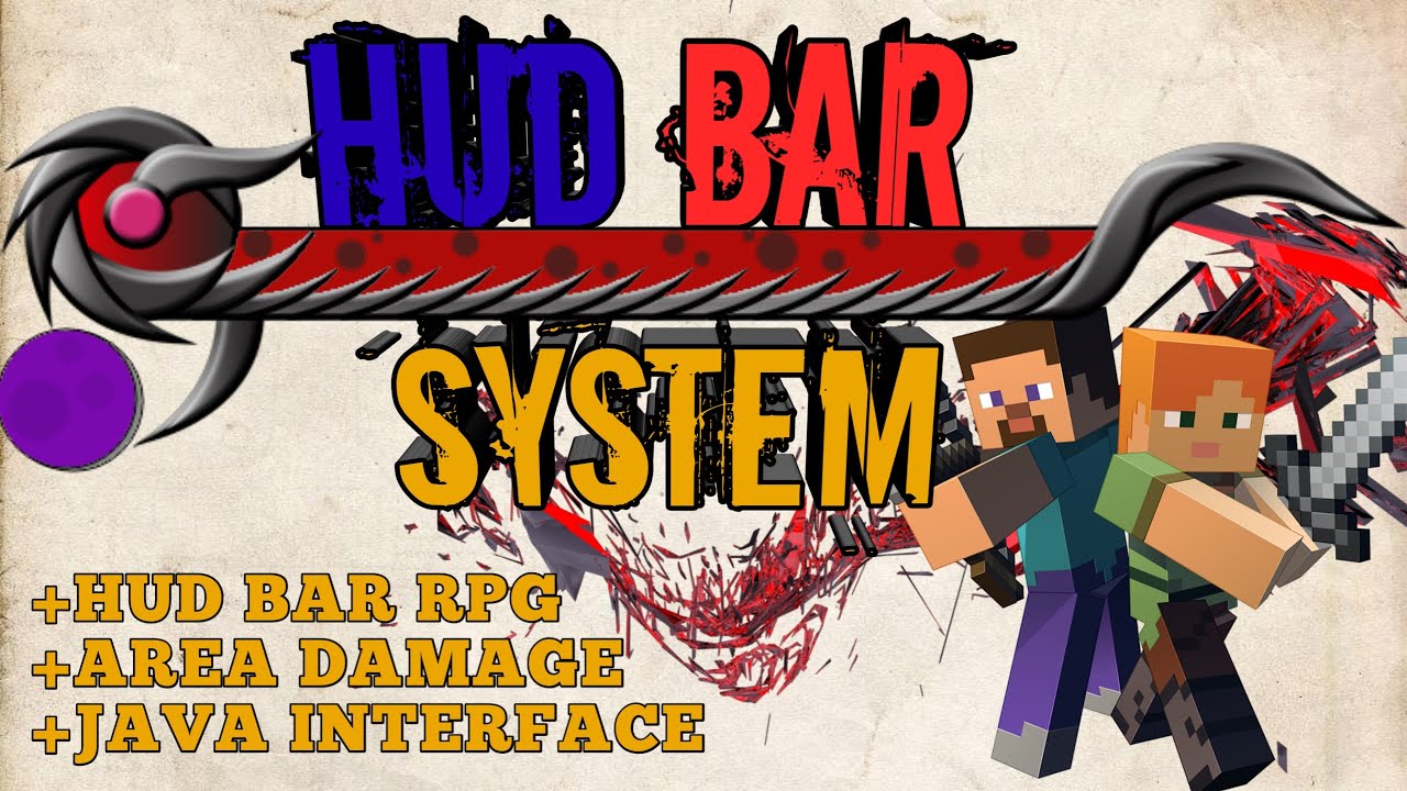 Minha primeira addon "HUD BAR SYSTEM" V1 - YouTube