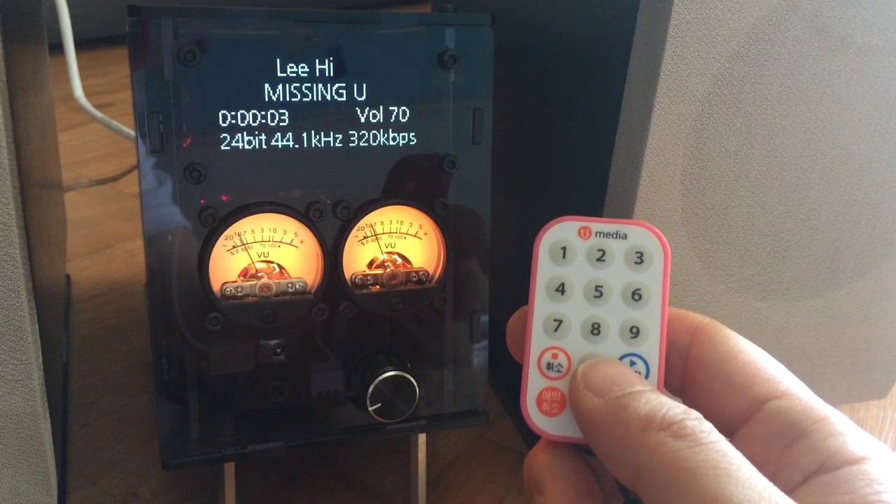 RAS Music-Pi using remote control for Runeaudio - YouTube