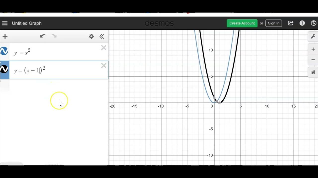 Using Desmos to Introduce Graphing Quadratics in Vertex Form - YouTube